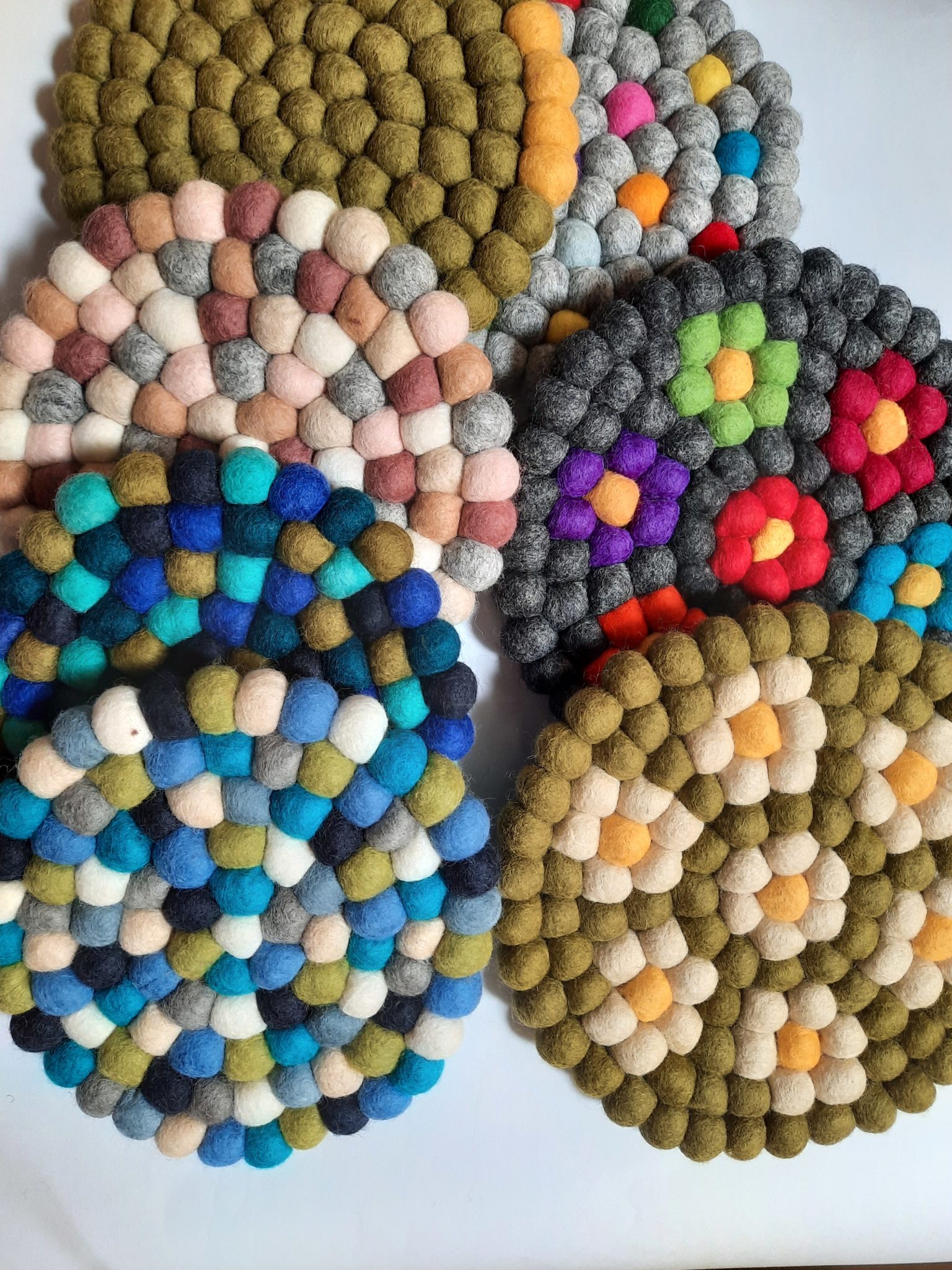 Topfuntersetzer Filz | Olivgrün - 17cm | HimalayaProdukte